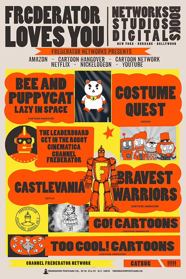 fred-frederator-studios: This limited edition Frederator postcard was ...